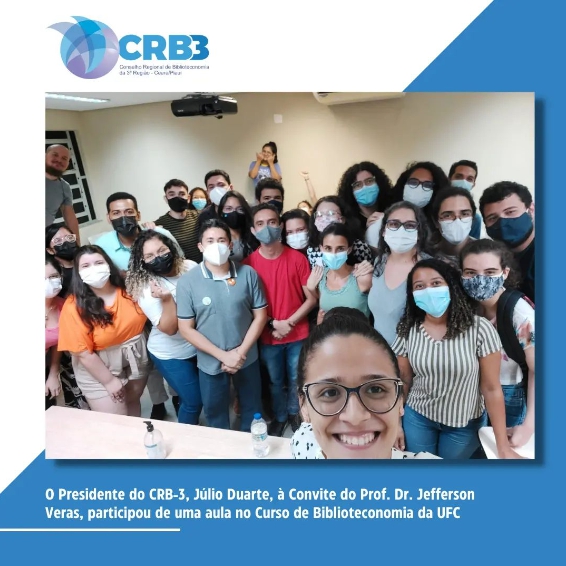 Presidente do CRB-3 participa de aula no curso de Biblioteconomia da ...